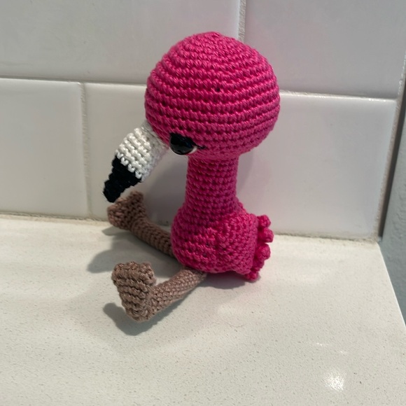 Hand Crafted | Toys | Handcrafted Flamingo Decor Amigurui Crochet ...